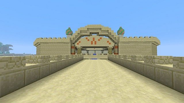 The Sandy Temple Minecraft Map