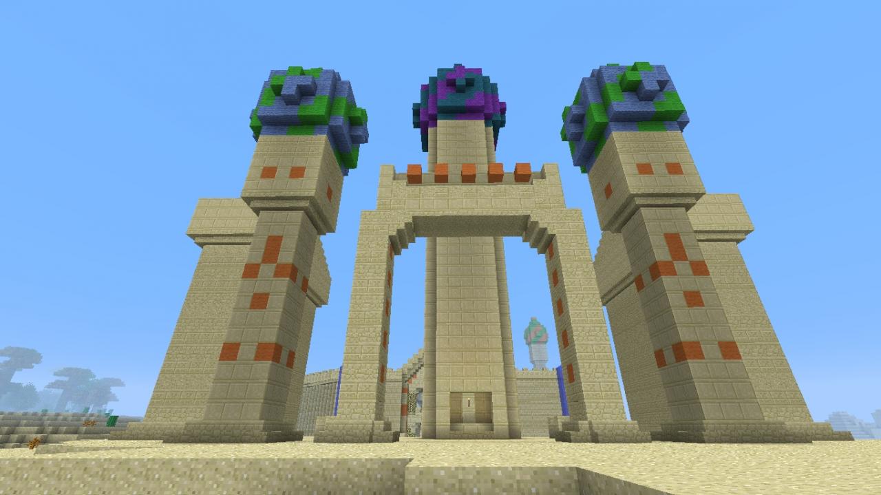 The Sandy Temple Minecraft Map