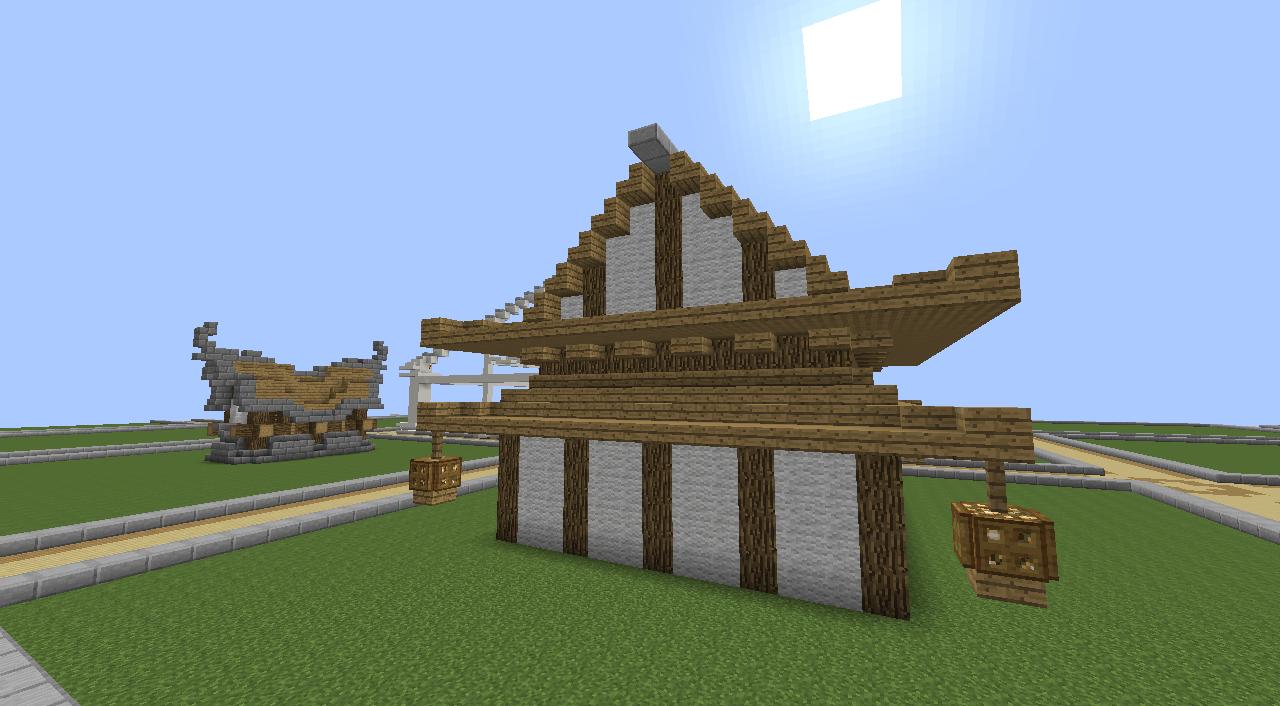 Japanese Style Building Minecraft Map