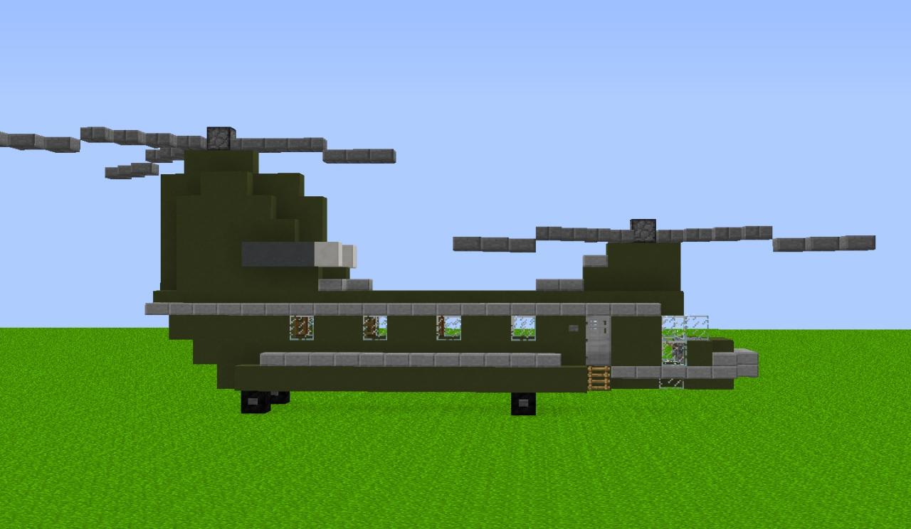 Boeing CH-47 Chinook Minecraft Map