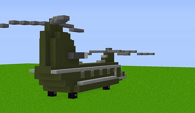 Boeing CH-47 Chinook Minecraft Map