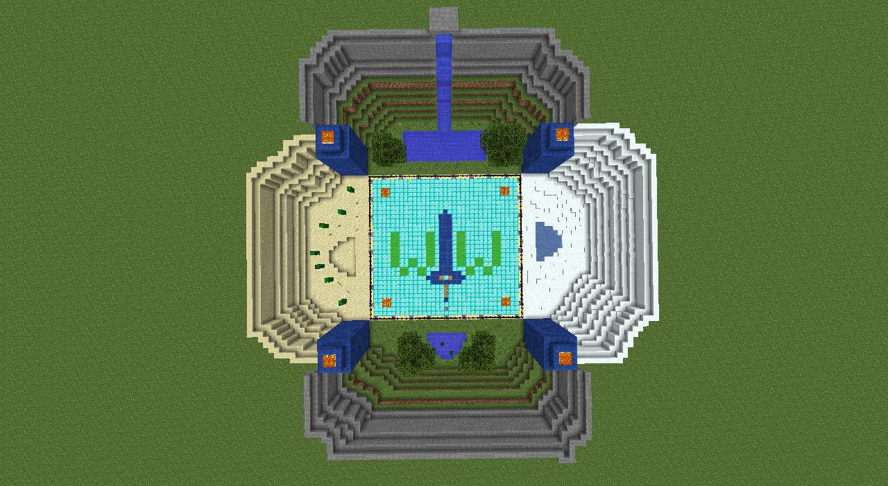 Mod showcase arena Minecraft Map