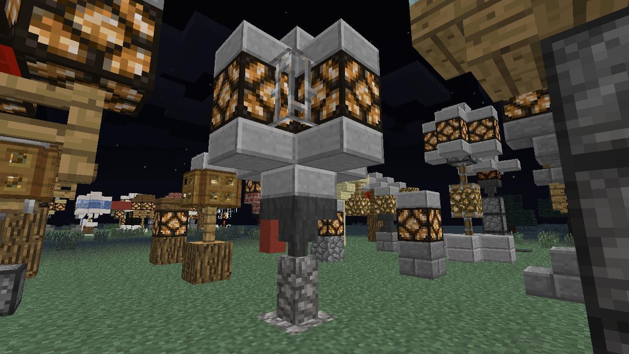 50 Different Types of lamps, part 1 Minecraft Map