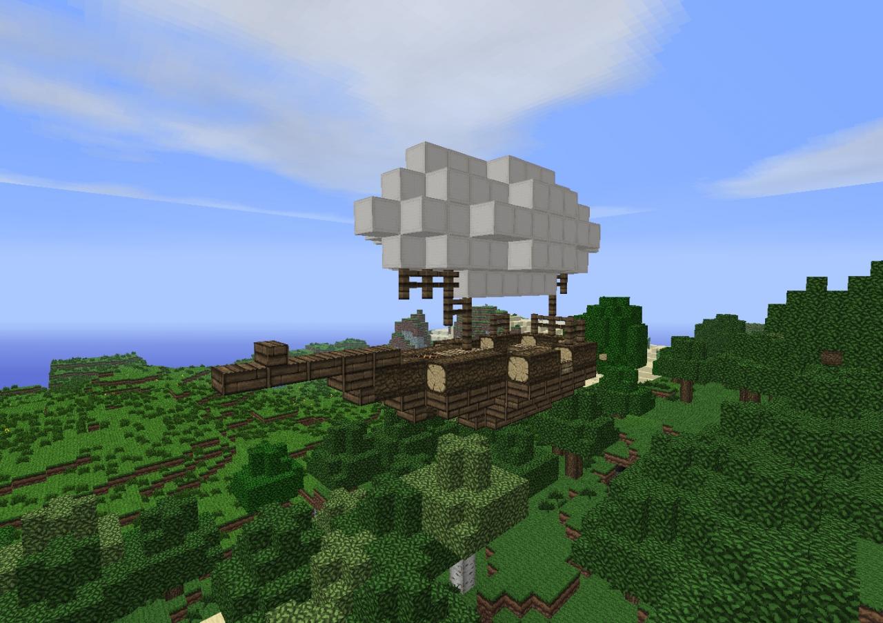 SteamPunk Blimp Minecraft Map