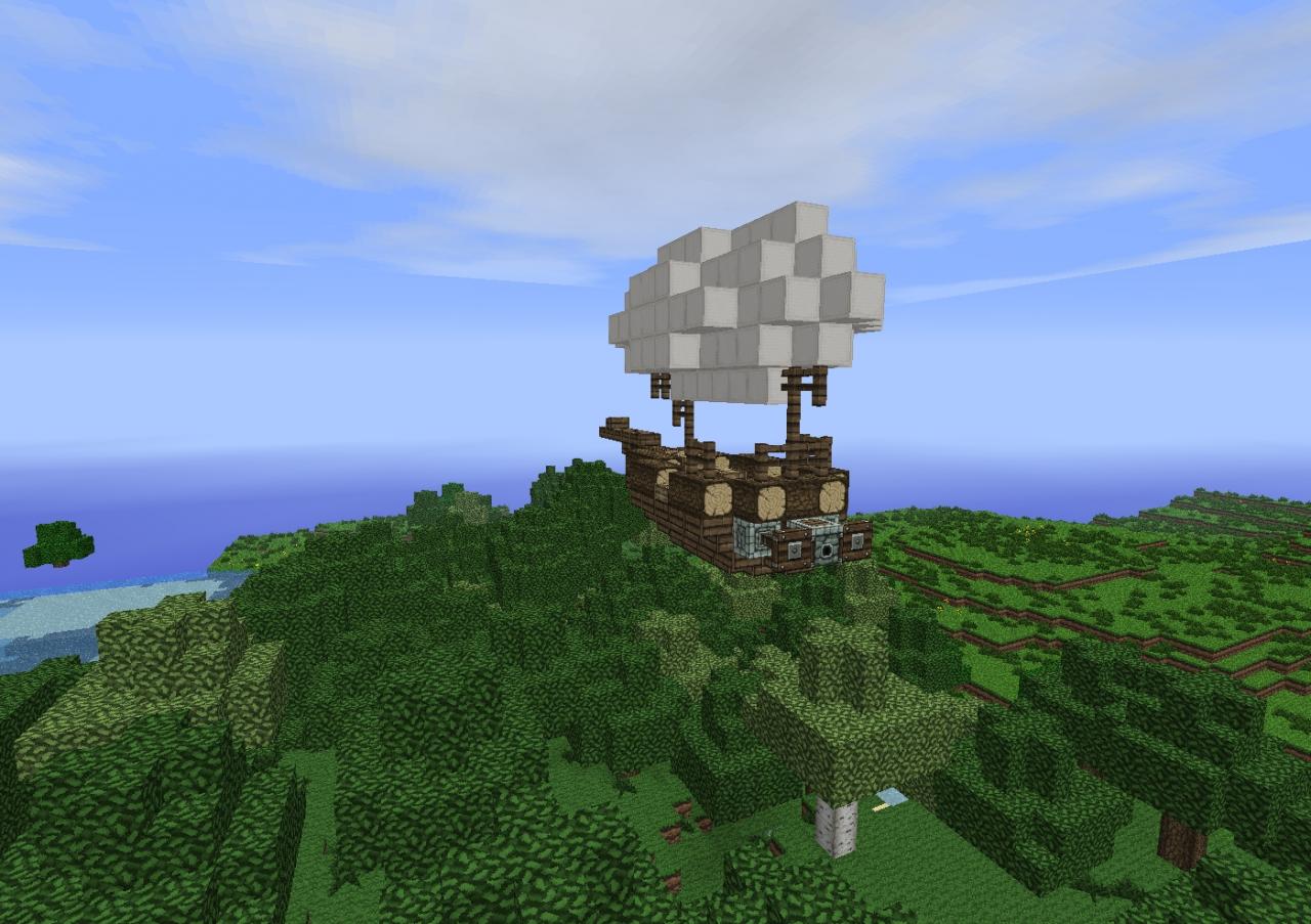 SteamPunk Blimp Minecraft Map
