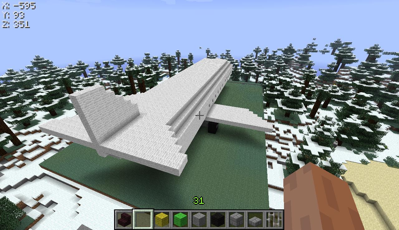 Flugzeug Minecraft Map