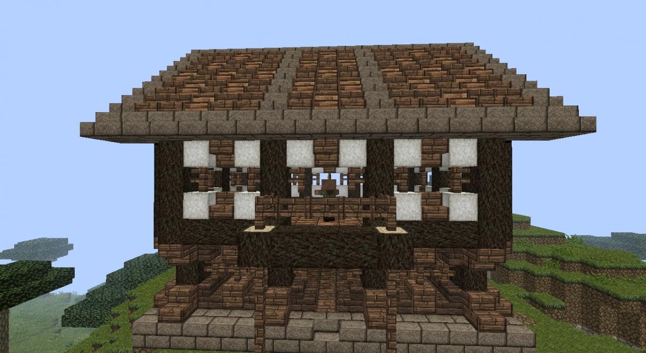 Simple Medieval House Minecraft Map