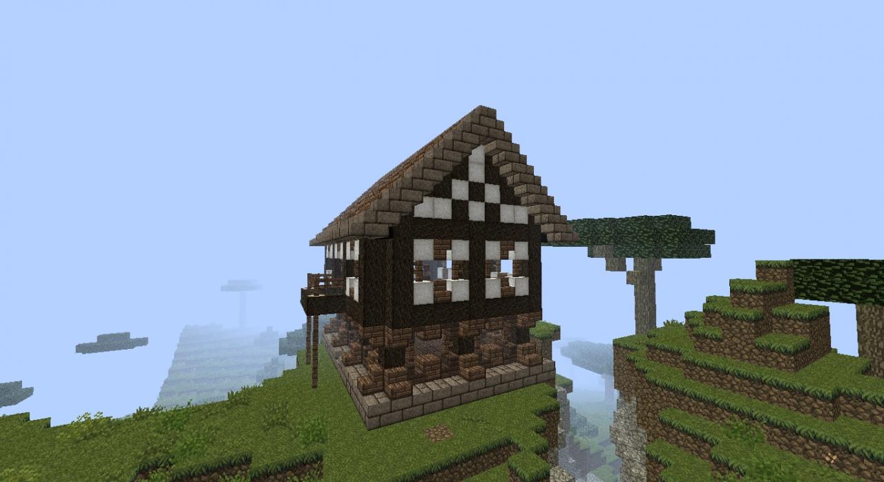 Simple Medieval House Minecraft Map