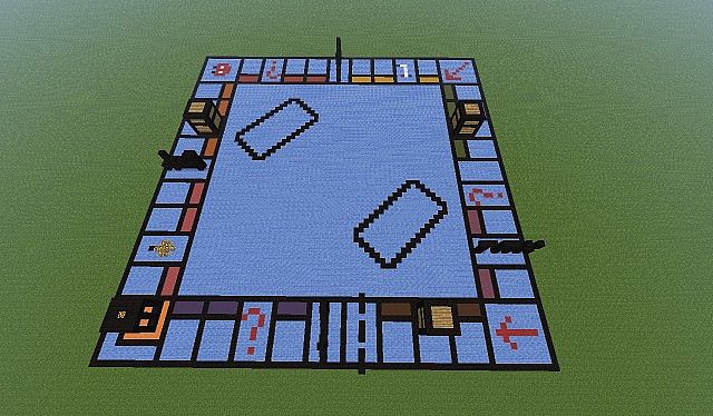 craftopoly (monopoly in minecraft) Minecraft Map