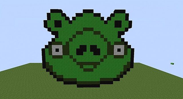 Angry Birds Pigs Minecraft Map