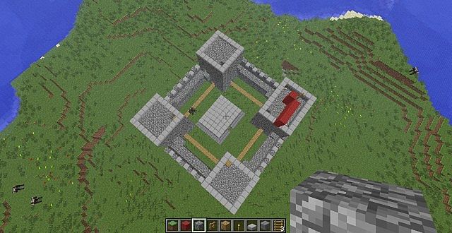 Castle with keep Minecraft Map