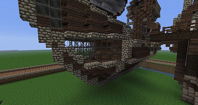 Steampunk mini settlement Minecraft Map