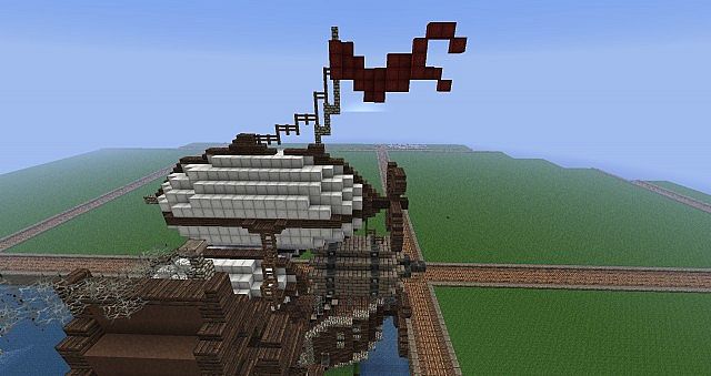 Steampunk mini settlement Minecraft Map