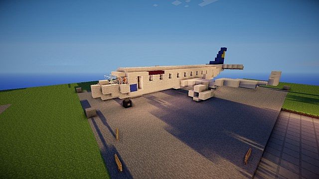 Embraer 195 Minecraft Map