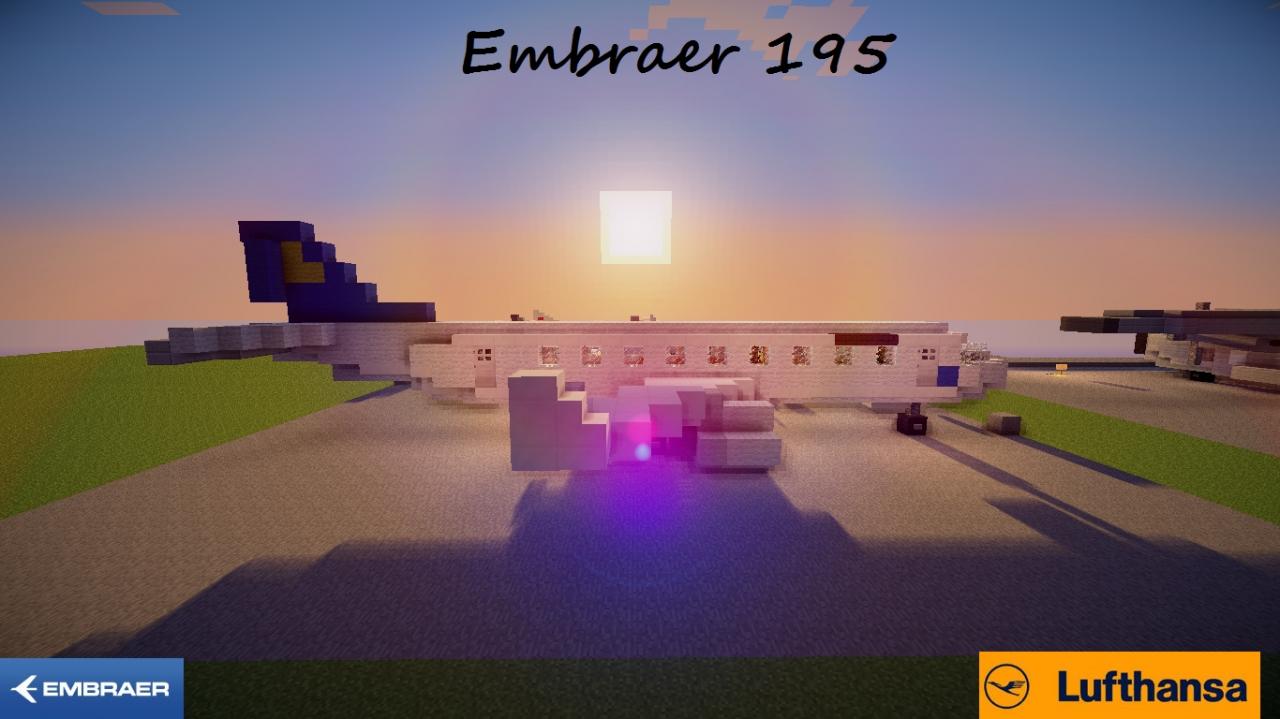 Embraer 195 Minecraft Map