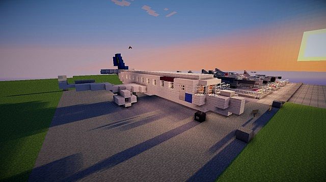 Embraer 195 Minecraft Map