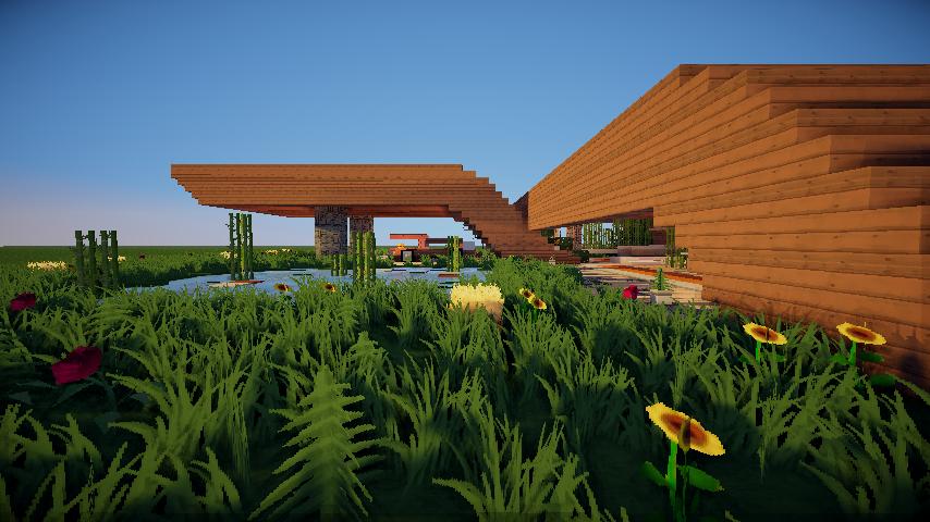 | Brown | Modern House Minecraft Map