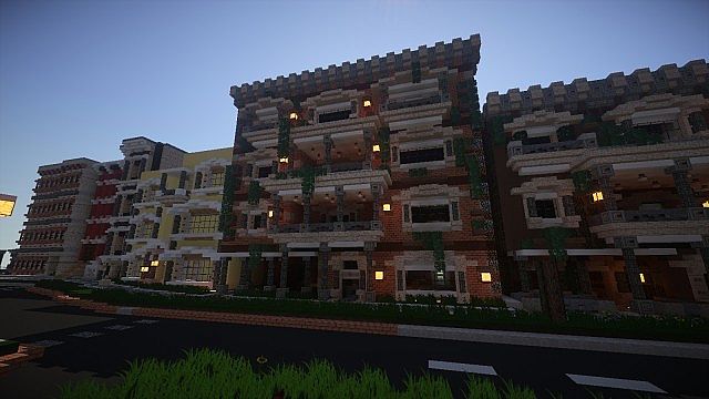 Townhouses Minecraft Project