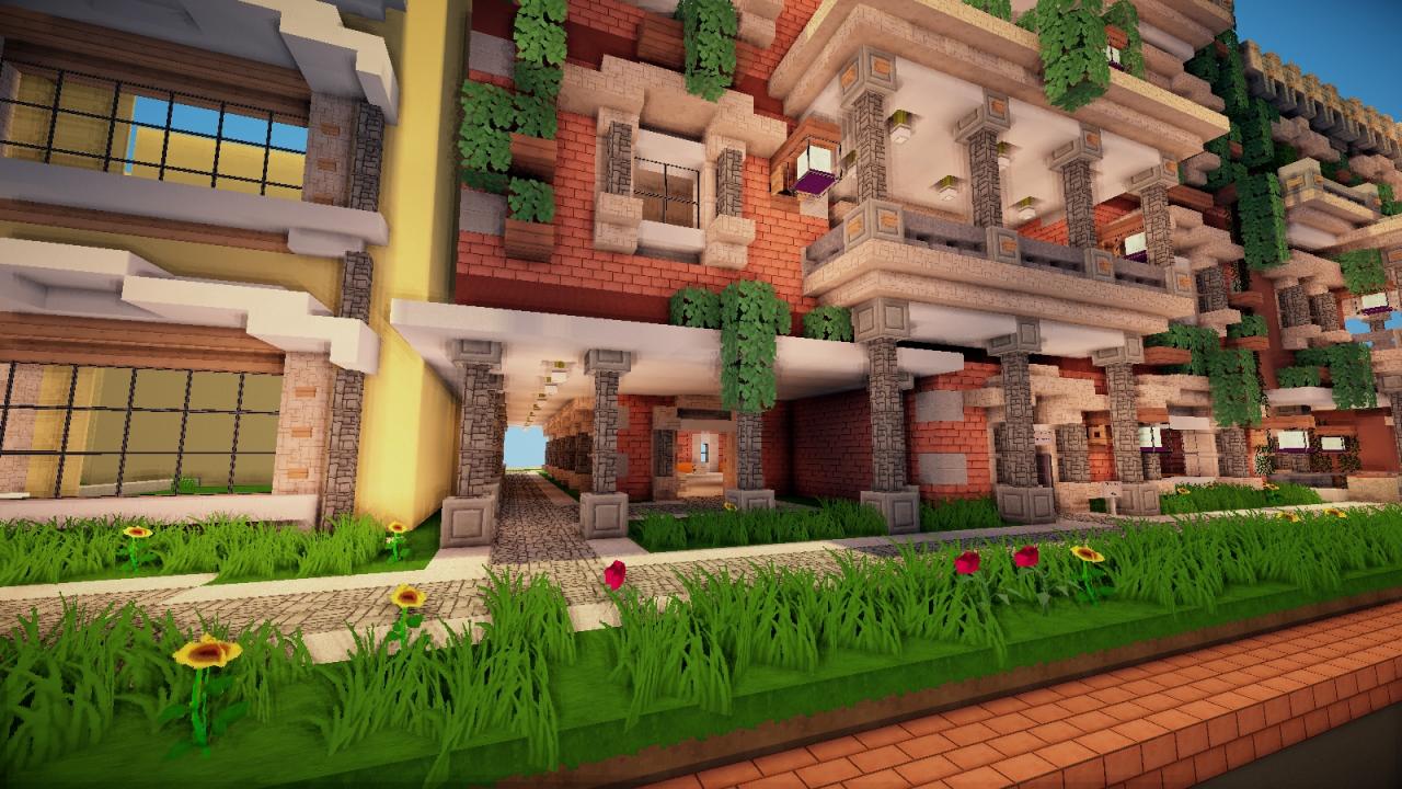 Townhouses Minecraft Map