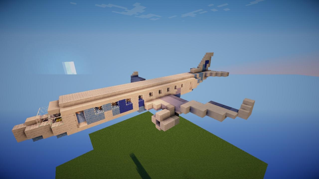 Embraer 195 Minecraft Map