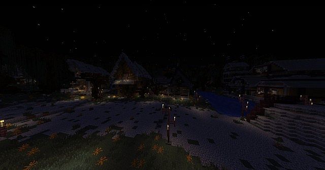Halloween Themed Spawn. Spooky Village with Haunted Forest Minecraft Map