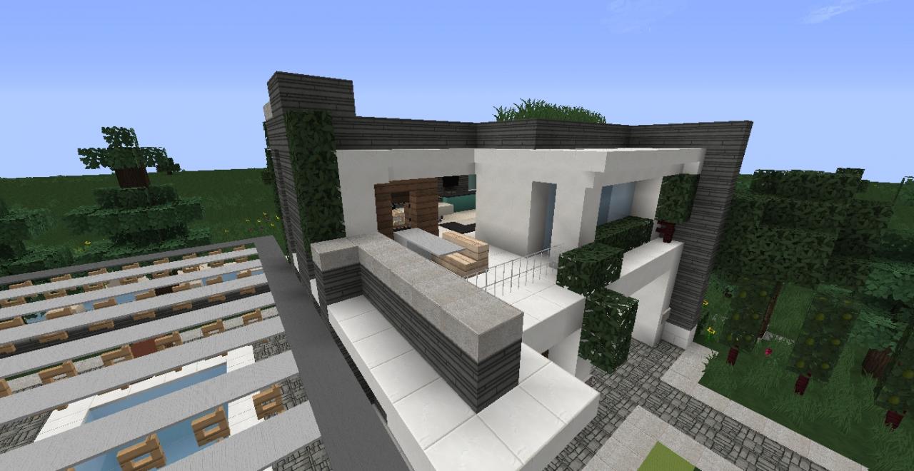 Small Modern House || DTB || Pop Reel! Minecraft Map