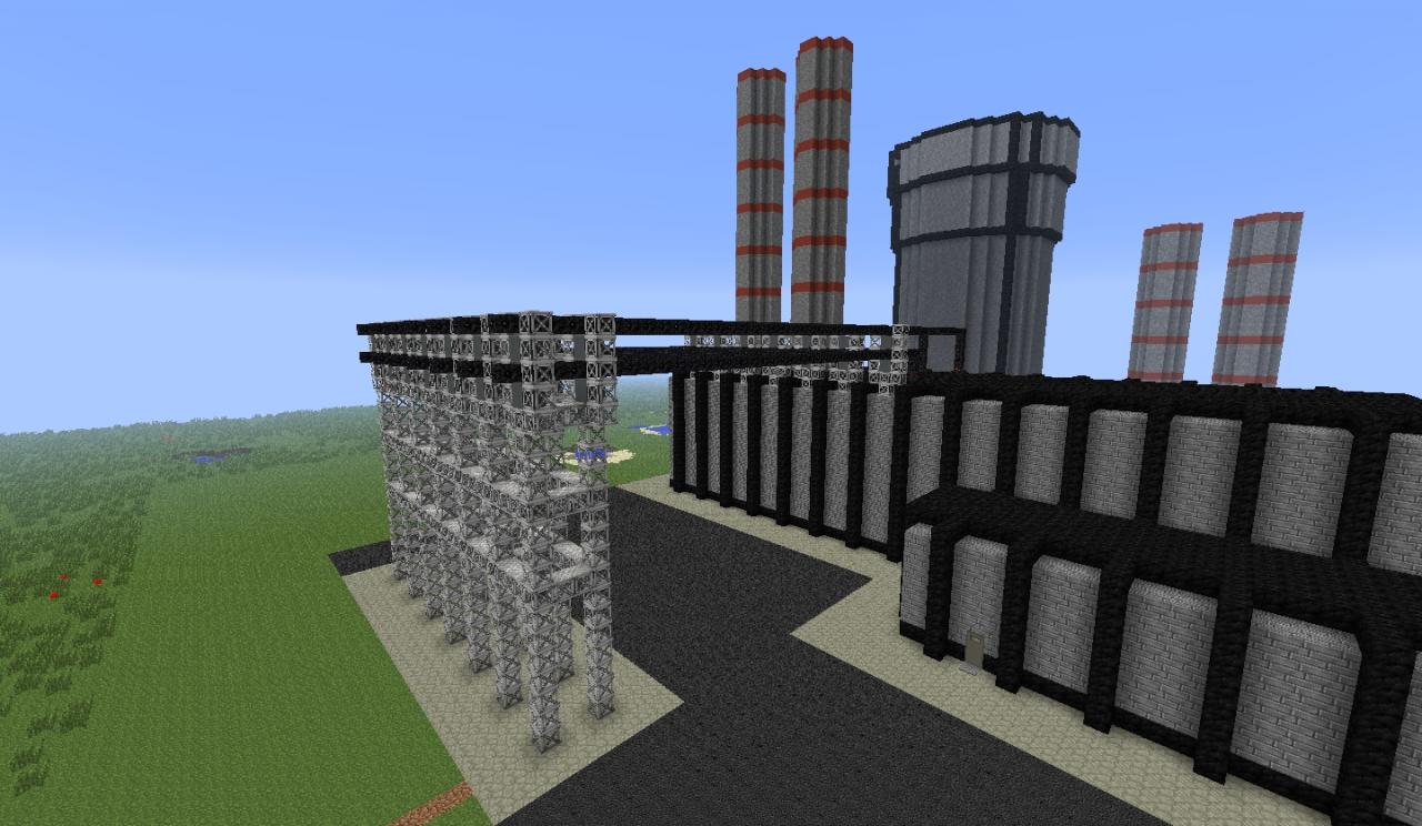 Nuclear Power Station Finished Minecraft Map