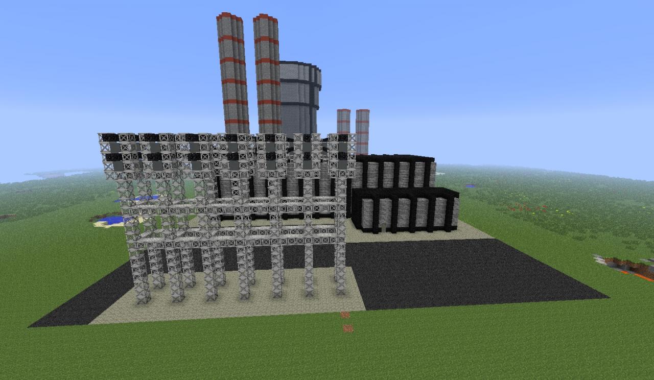 Nuclear Power Station Finished Minecraft Map
