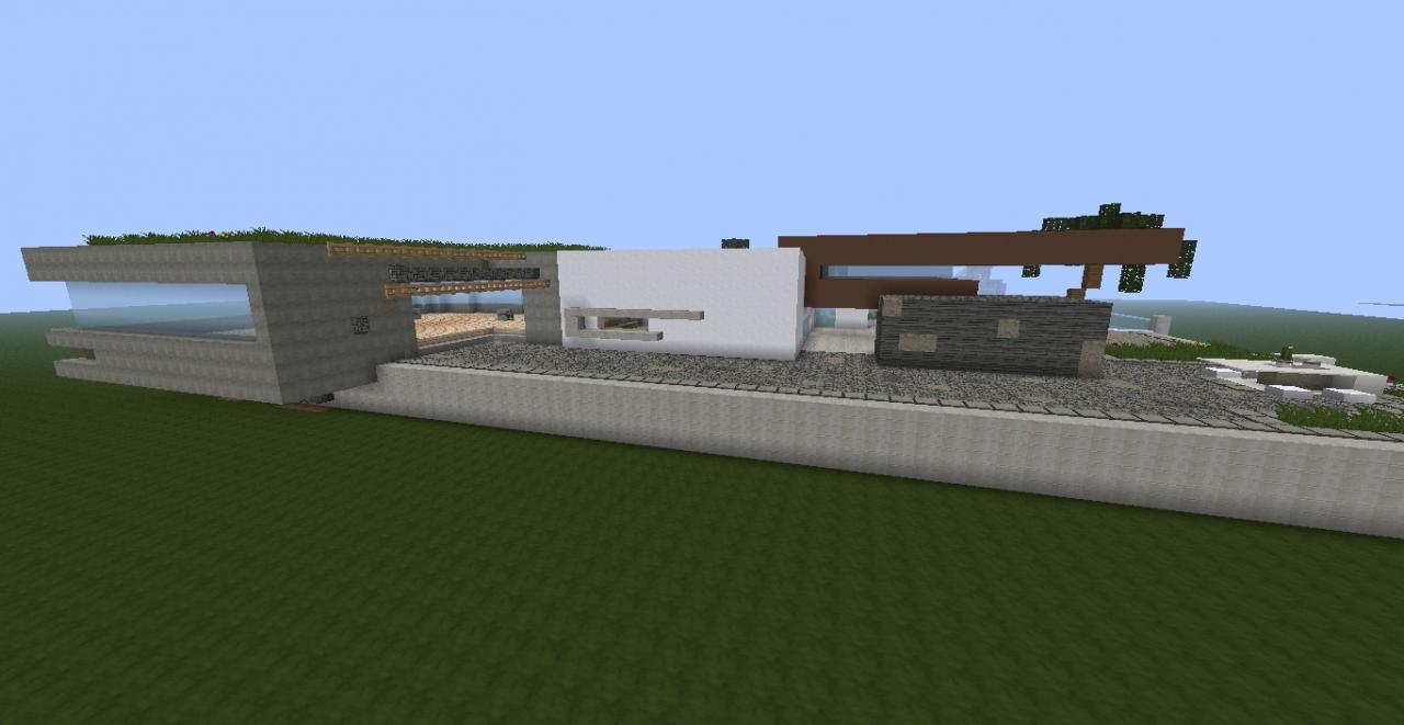 modern restaurant bar with swimming pool :D Minecraft Map