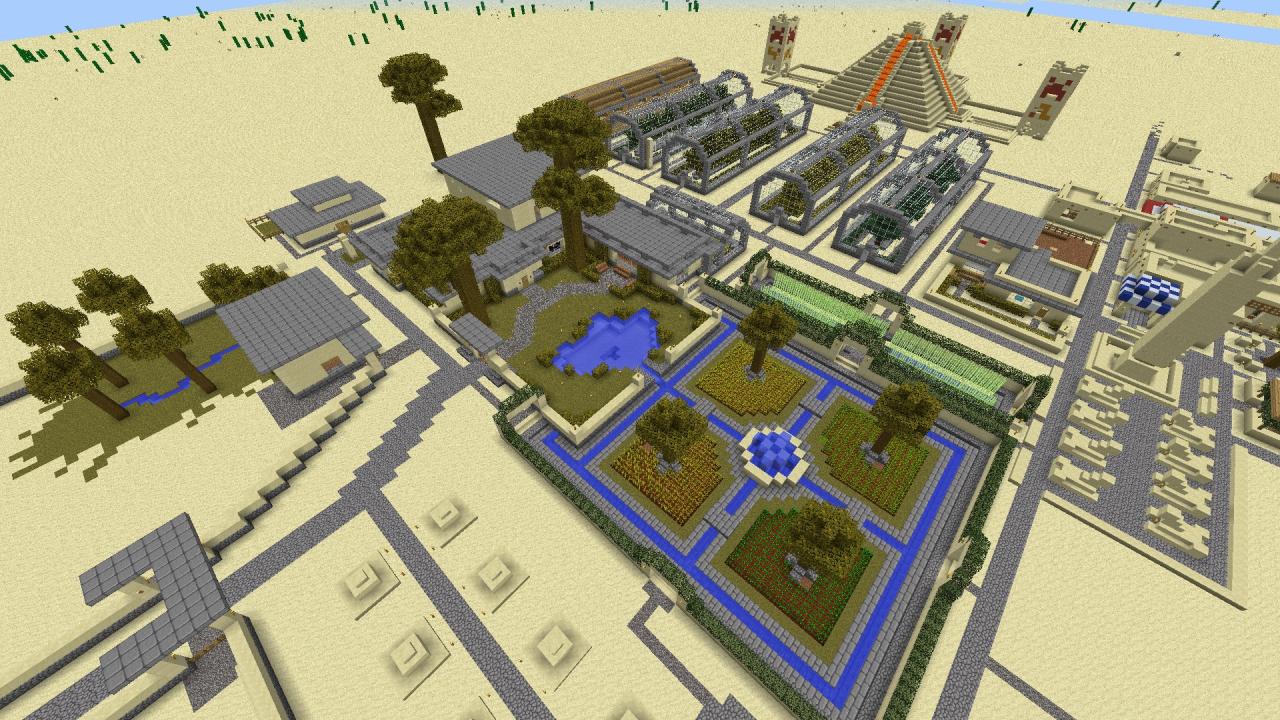 Oasis Survival Build Minecraft Map