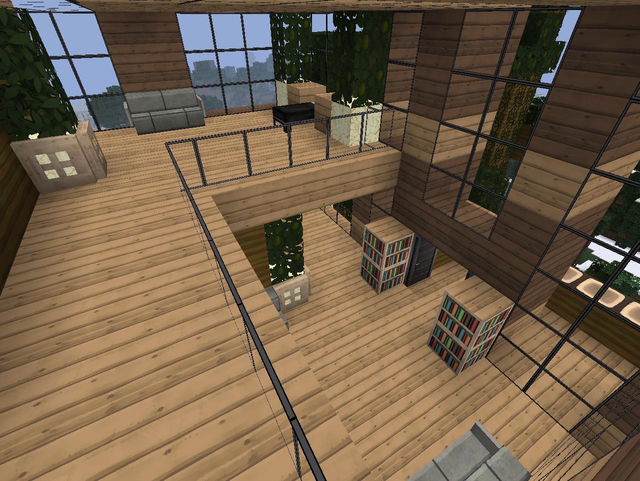 Modern Jungle Tree House Minecraft Map