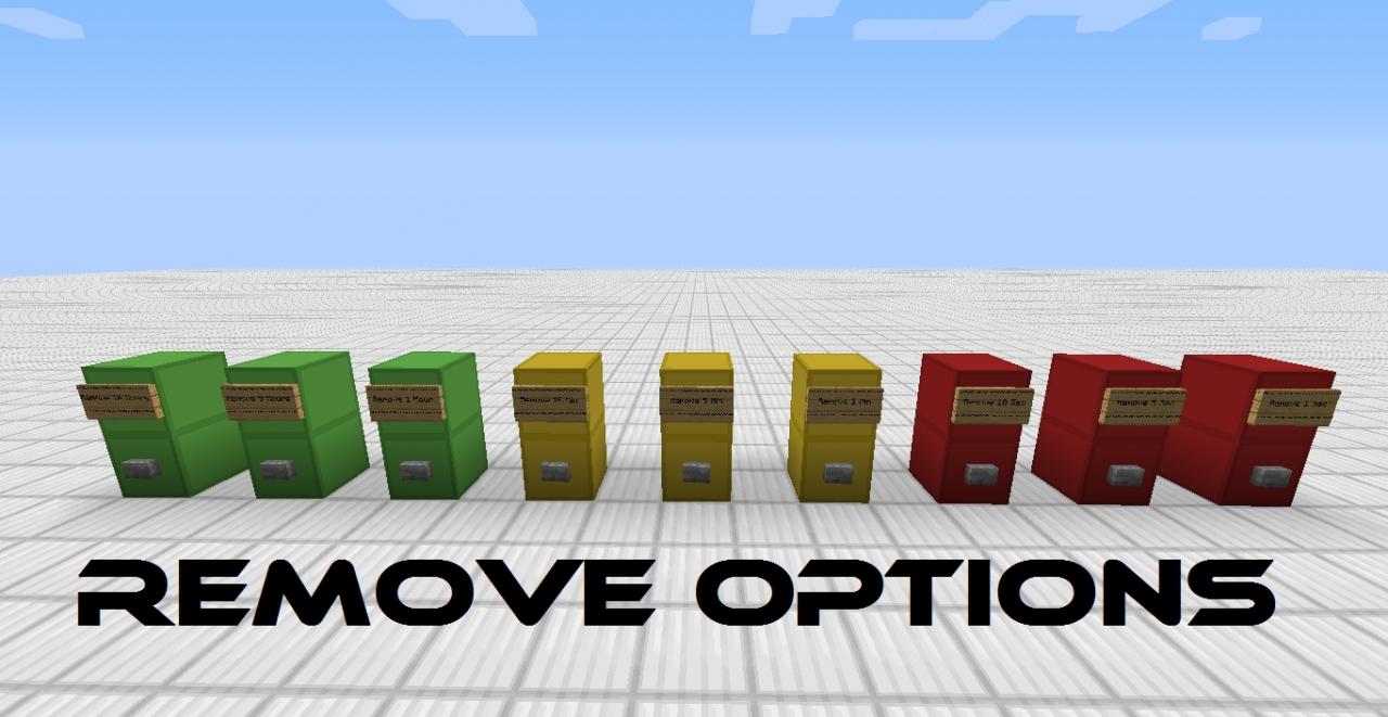 24 Hour Digital Clock Minecraft Map