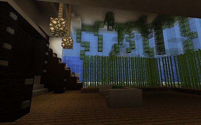 First Modern House Minecraft Map