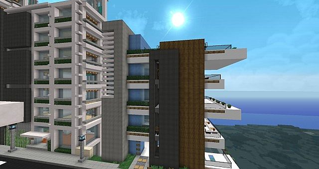 | Oceanview Condos | Modern | Minecraft Map