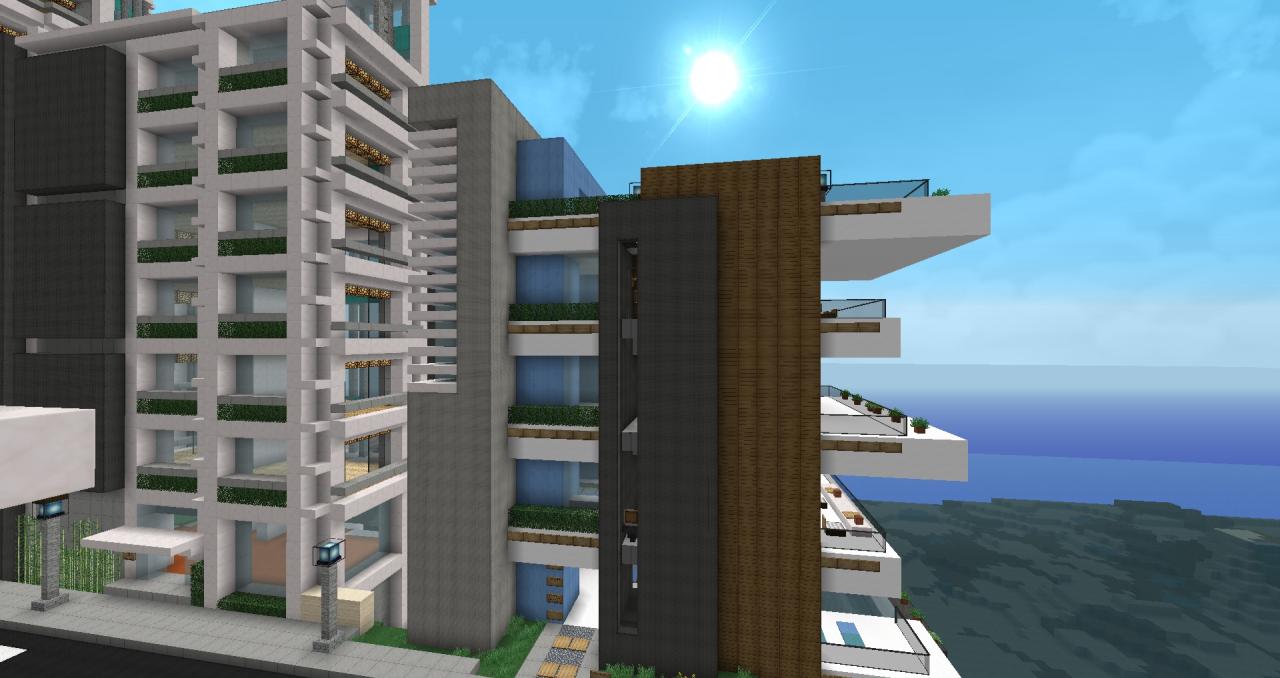 | Oceanview Condos | Modern | Minecraft Map