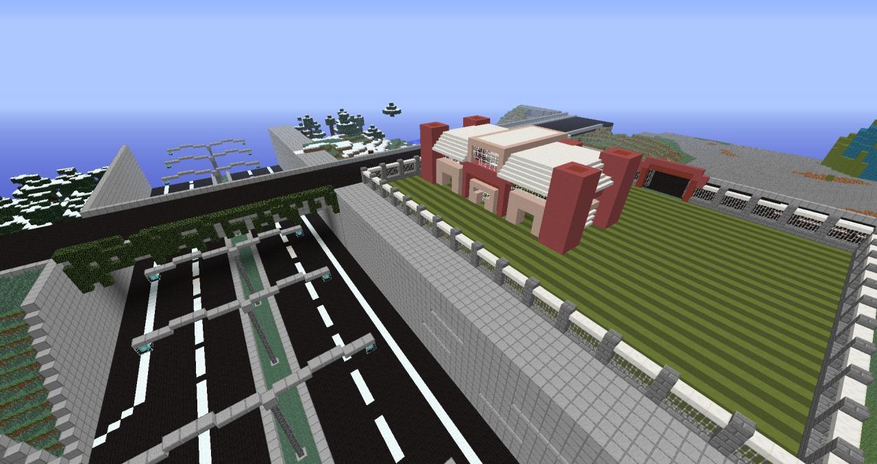 modern mansion Minecraft Map