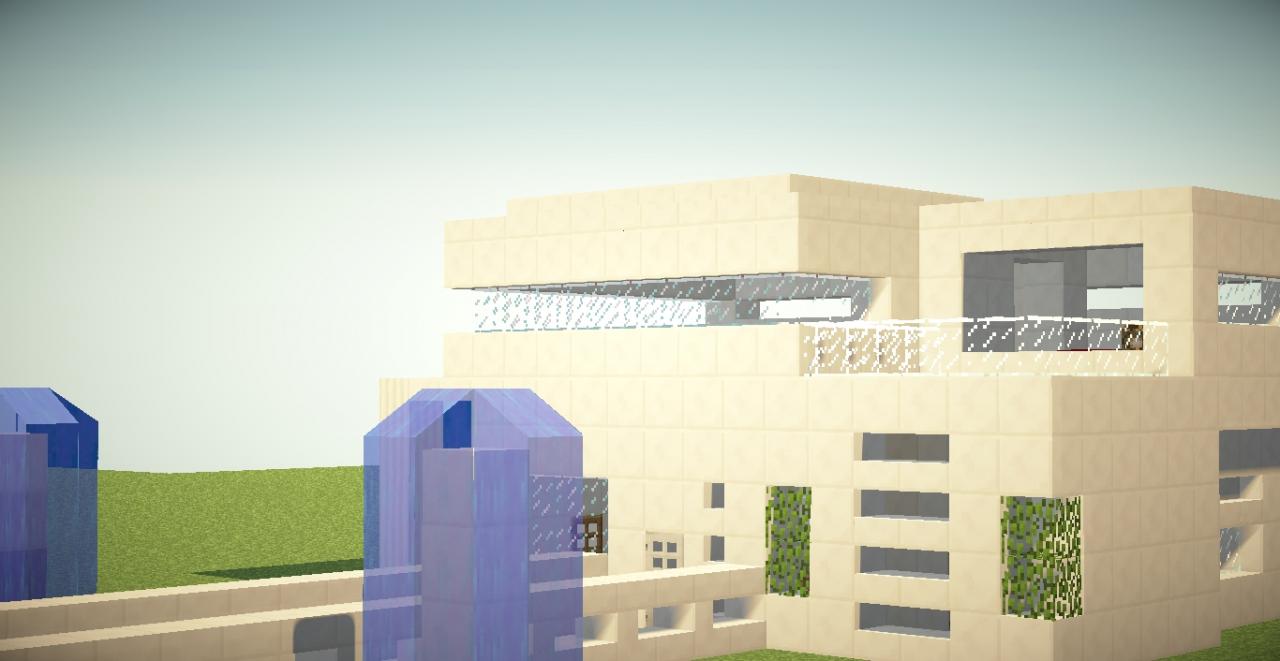 Modern House! (Superflat version) Minecraft Map