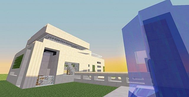 Modern House! (Superflat version) Minecraft Map
