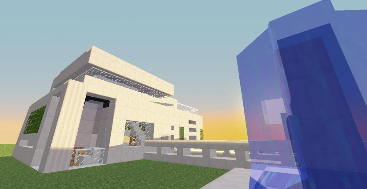 Modern House! (Superflat version) Minecraft Map
