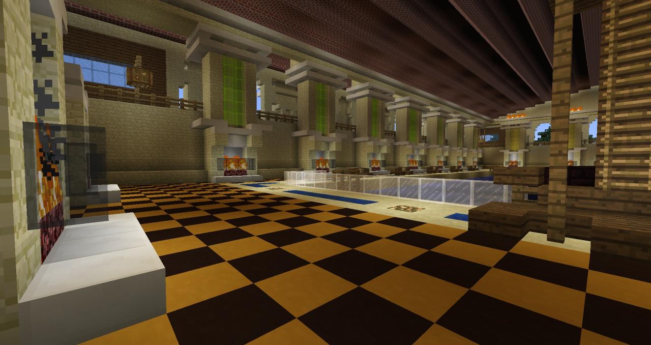 Large Pool (PVP Arena) Minecraft Map