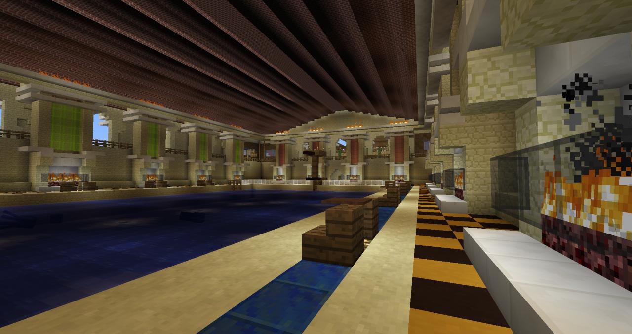 Large Pool (PVP Arena) Minecraft Map