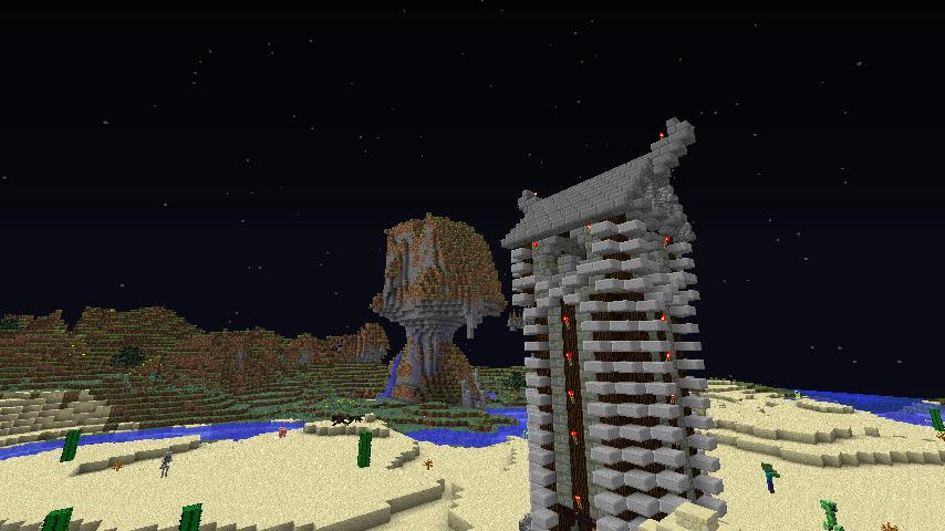 Wizard Tower! Design 1! Diamond? :D Minecraft Map