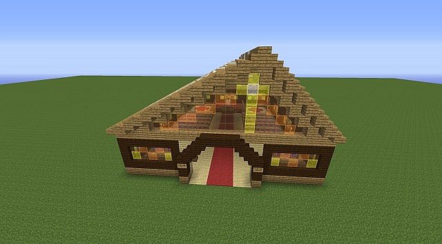 Church of the Floating Glass Block Minecraft Map