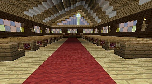 Church of the Floating Glass Block Minecraft Map