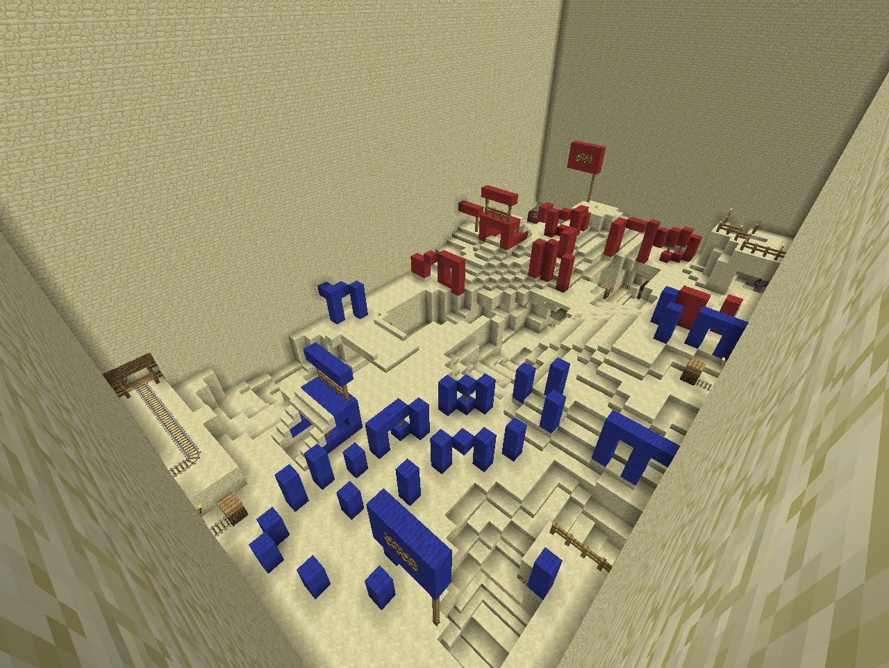 Paintball Arena - Sandy Caves (Check Description!) Minecraft Map