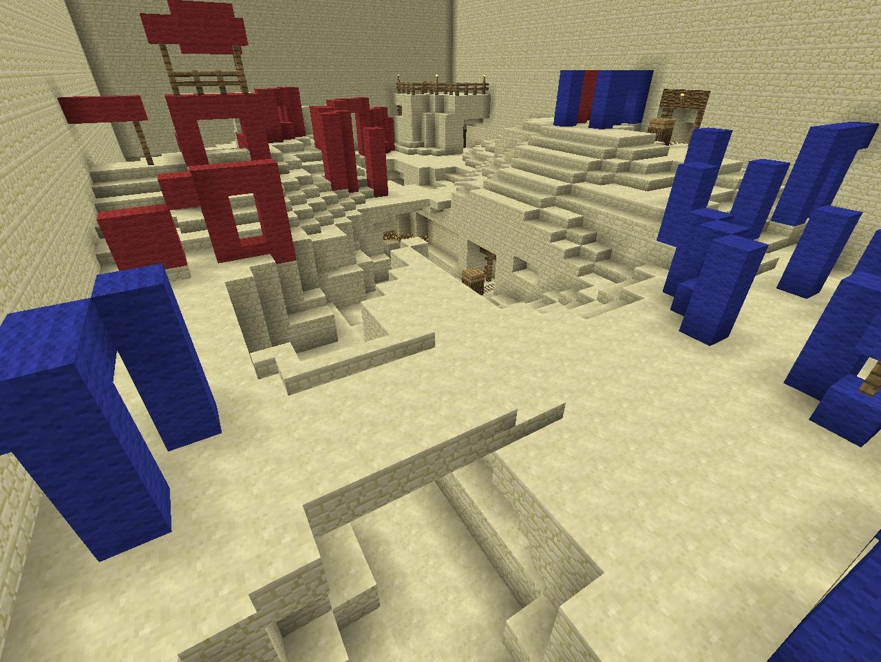 Paintball Arena - Sandy Caves (Check Description!) Minecraft Map