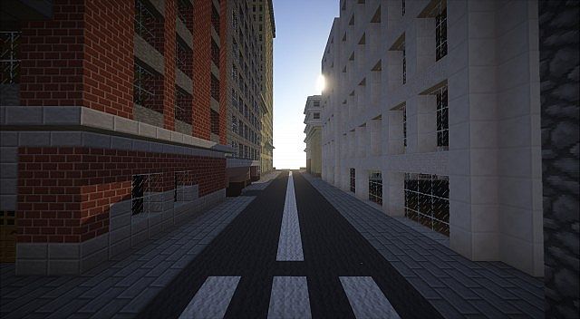 New Mine - A realistic city Minecraft Map