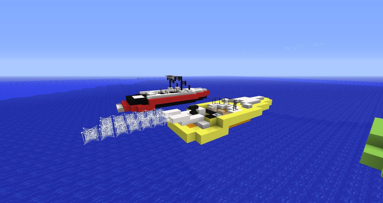 Two jetboats, and a inboard! Minecraft Map