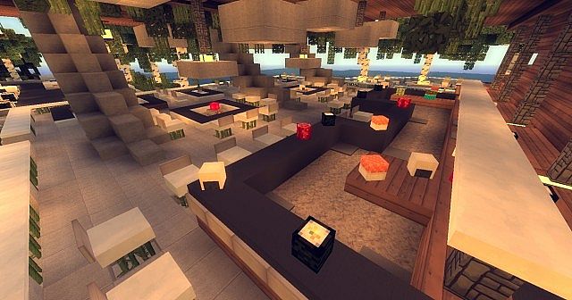 Wave-Sushi Cliffside Minecraft Map