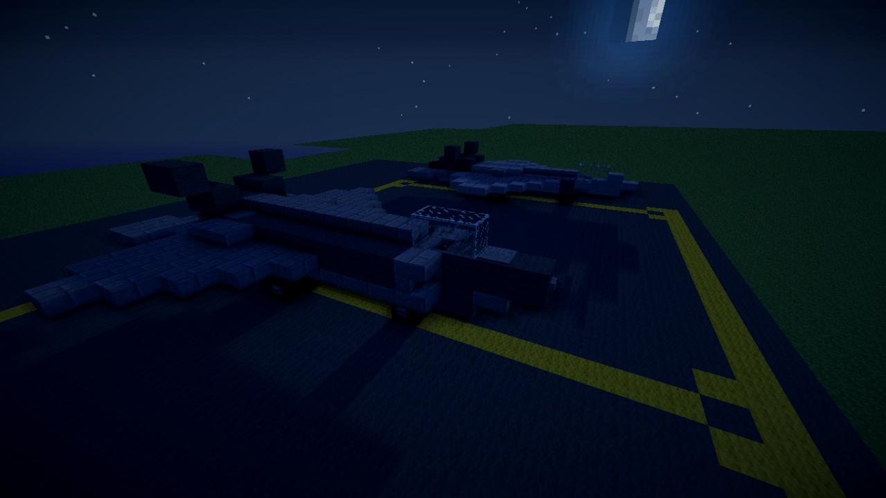 F-35 and F-22 Minecraft Map